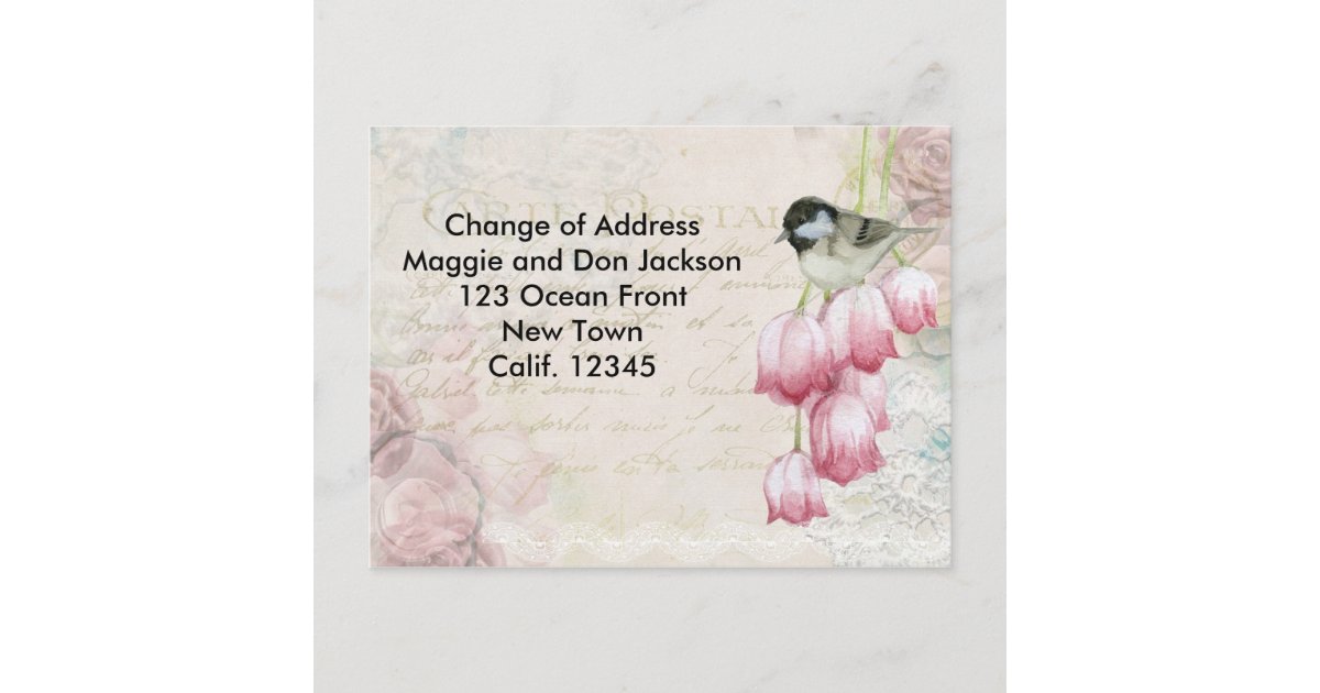 Change of Address Postcard | Zazzle