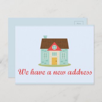 Change of address postcard | Zazzle