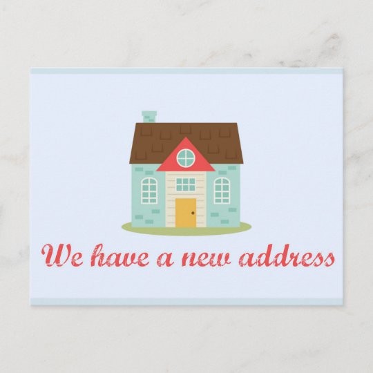 Change of address postcard | Zazzle.com