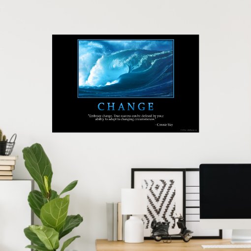 Change Poster | Zazzle