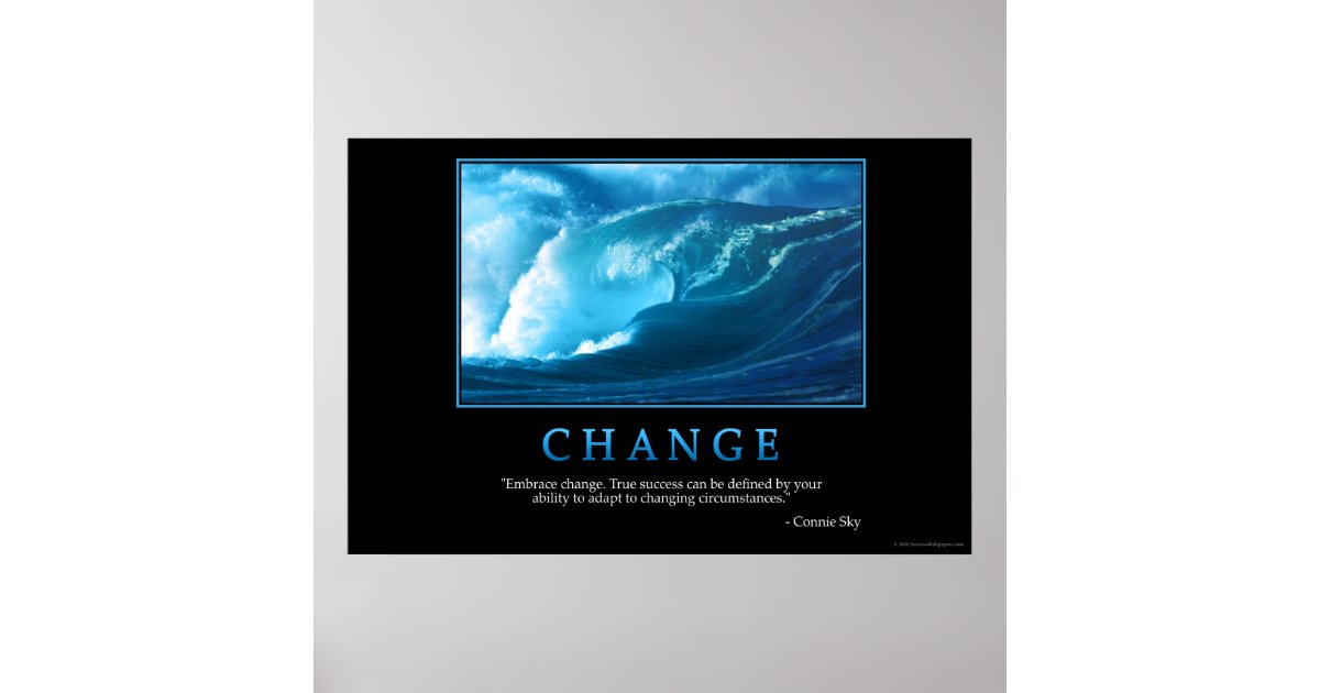 Change Poster | Zazzle