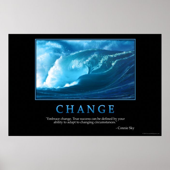 Change Poster | Zazzle.com
