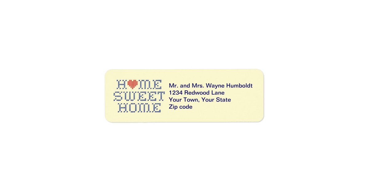 Change the Background Color Address Labels | Zazzle