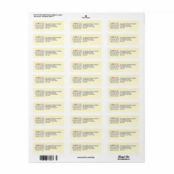 Change the Background Color Address Labels | Zazzle