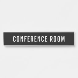 Changeable Conference Room Sign Office Door Metal | Zazzle