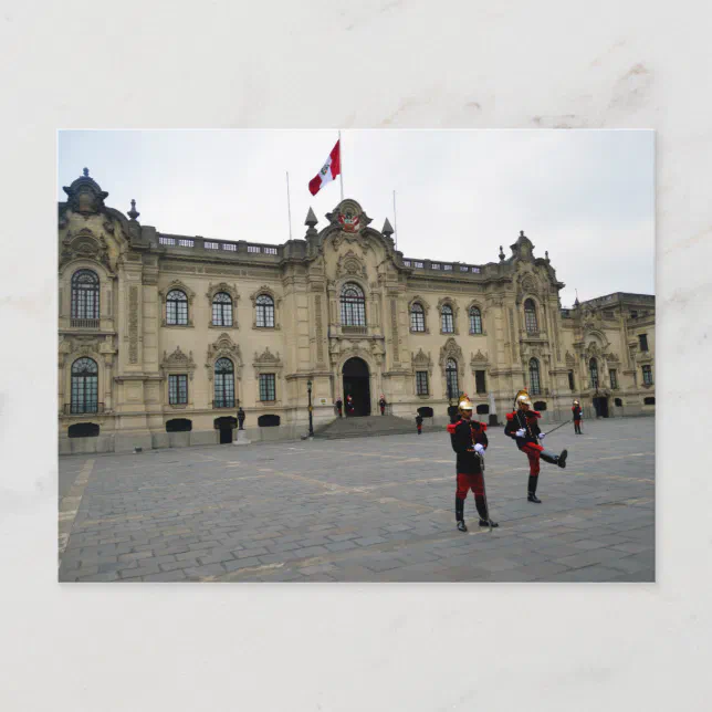 Changing of the Guard, Lima, Peru Postcard | Zazzle