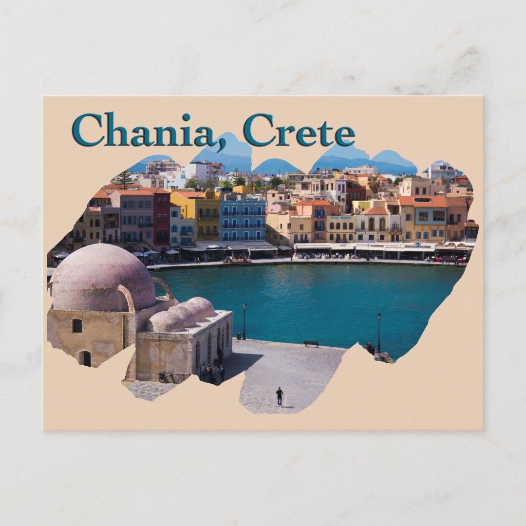 Chania, Crete: Venetian Harbor Postcard | Zazzle
