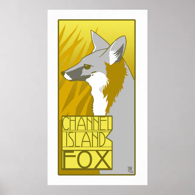 Channel Island Fox Poster | Zazzle