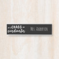 Chaos Coordinator Office Coworker Door Sign | Zazzle