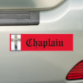 Chaplain bumper sticker | Zazzle