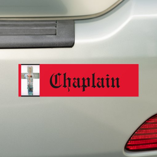 Chaplain bumper sticker | Zazzle