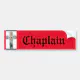 Chaplain bumper sticker | Zazzle