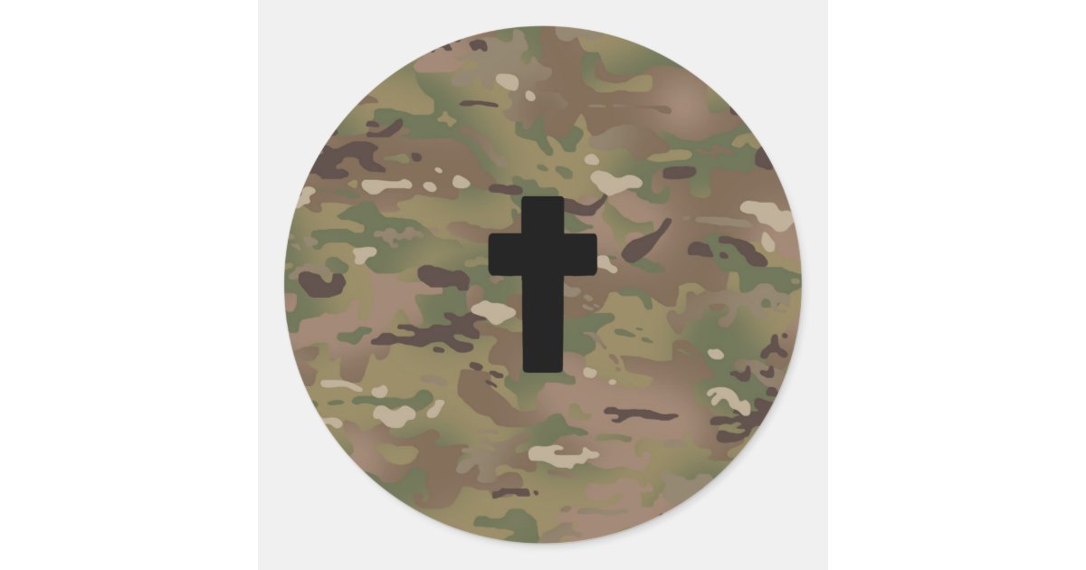 Chaplain (Christian) Classic Round Sticker | Zazzle