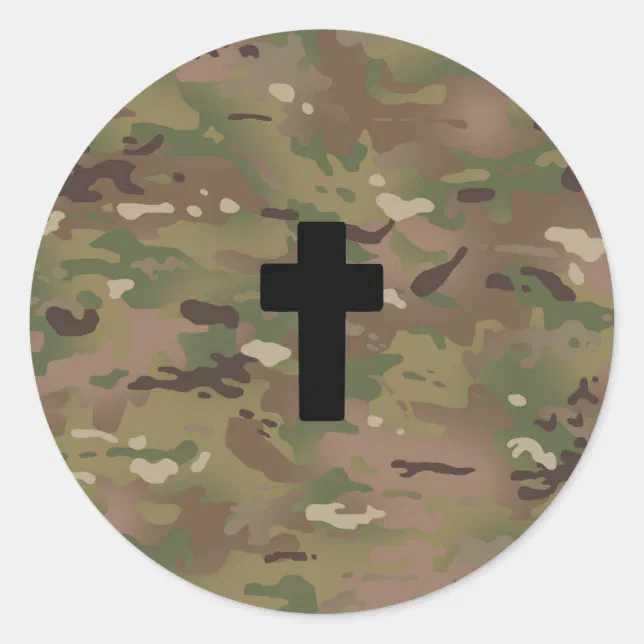 Chaplain (Christian) Classic Round Sticker | Zazzle