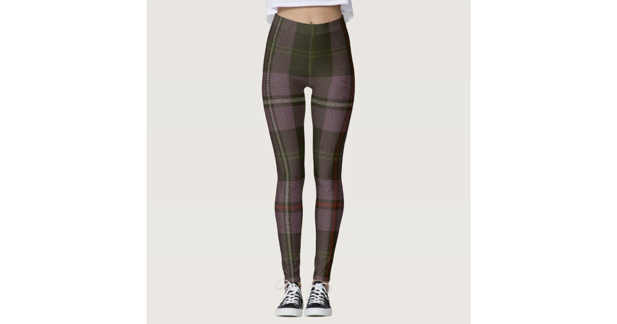 Chapman Tartan Clan Plaid Leggings | Zazzle
