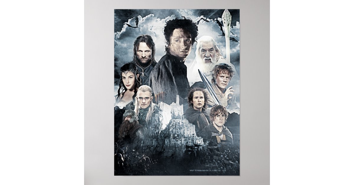 Character Collage 3 Poster | Zazzle