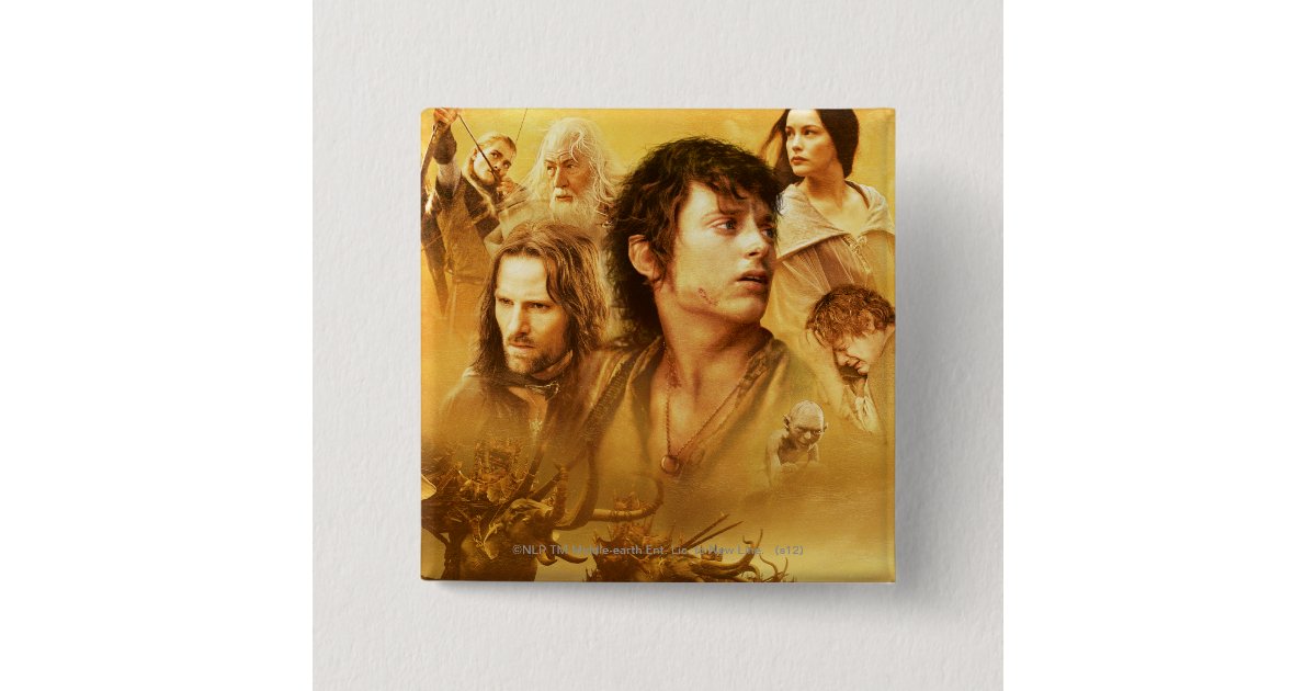 Character Collage Pinback Button | Zazzle