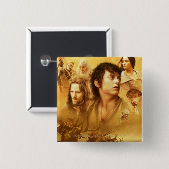 Character Collage Pinback Button | Zazzle