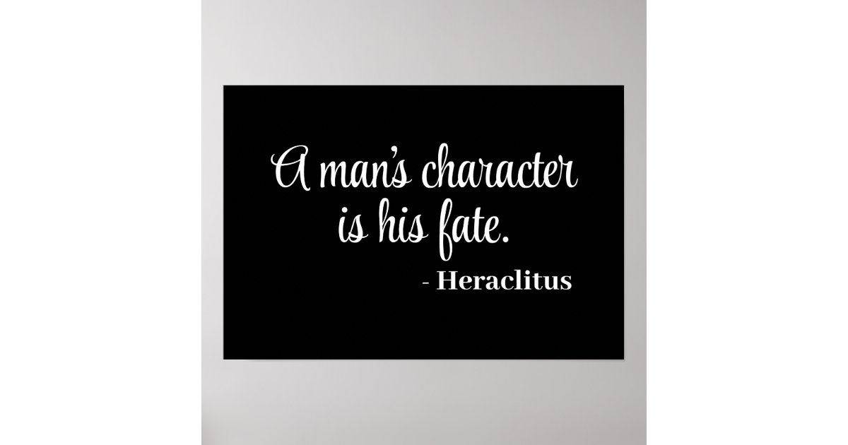 Character Quote Poster | Zazzle