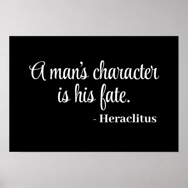 Character Quote Poster | Zazzle