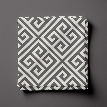 Sage Green Greek Key Pattern Fabric | Zazzle