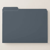 Charcoal Solid Color File Folder | Zazzle