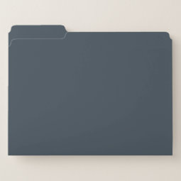 Charcoal Solid Color File Folder | Zazzle