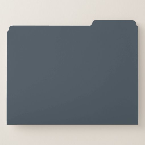 Charcoal Solid Color File Folder | Zazzle