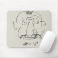 Charge de Lautrec par Lui-Meme (pencil on paper) Mouse Pad | Zazzle