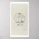 Charge de Lautrec par Lui-Meme (pencil on paper) Poster | Zazzle