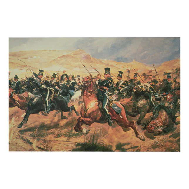 Charge of the Light Brigade Wood Wall Art | Zazzle