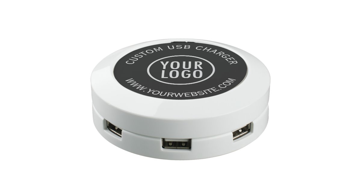 ChargeHub™ Promotional USB Charger Company Logo | Zazzle.com