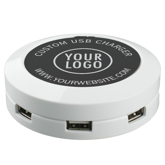 ChargeHub™ Promotional USB Charger Company Logo | Zazzle.com