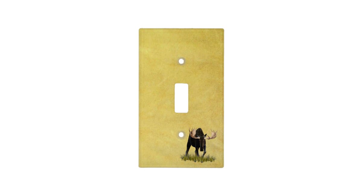 Charging Bull Moose Light Switch Cover | Zazzle