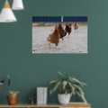 Charging Chickens Poster | Zazzle