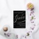 CHARITY GALA elegant formal calligraphy black gold Foil Invitation | Zazzle