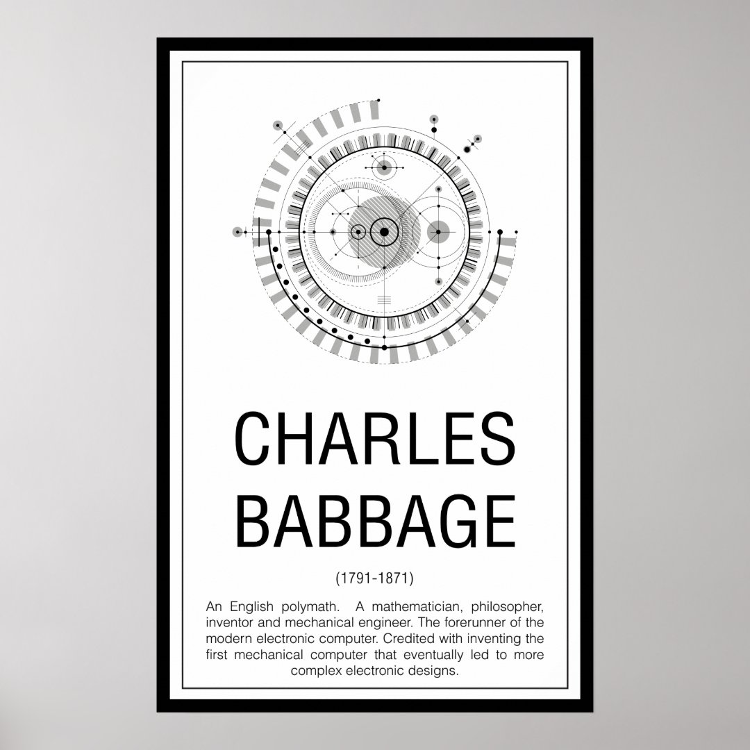 Charles Babbage Poster | Zazzle