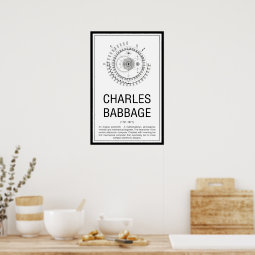 Charles Babbage Poster | Zazzle