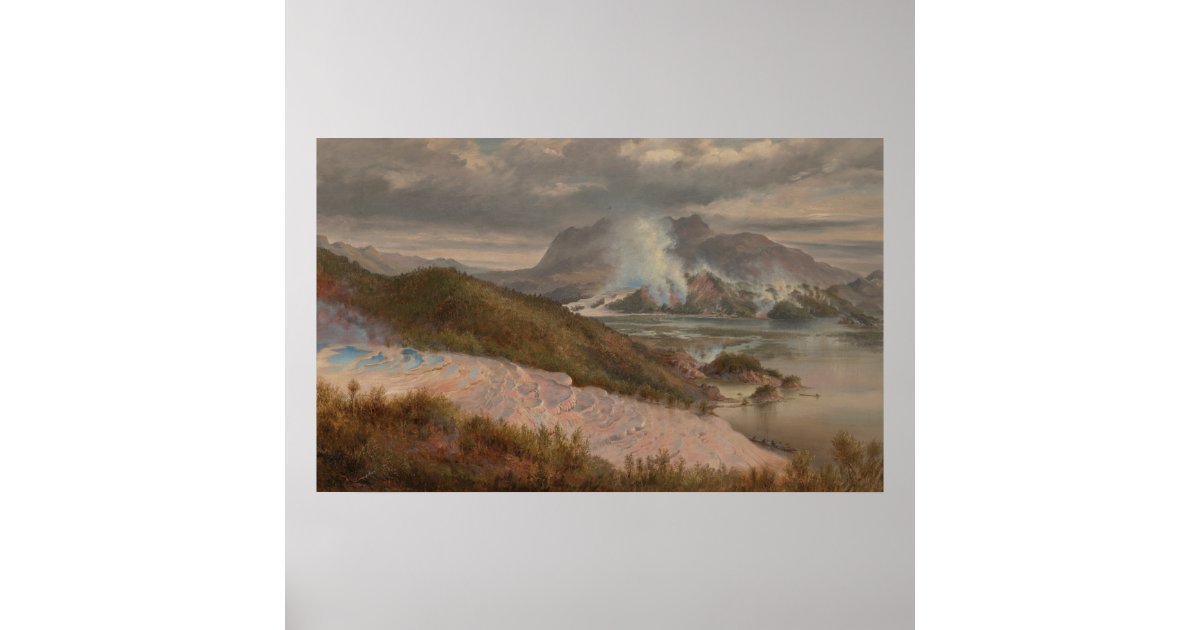 Charles Blomfield - Pink Terraces Poster | Zazzle