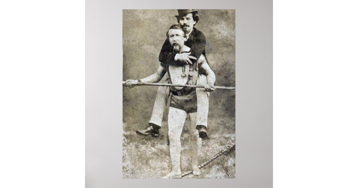 Charles Blondin – Acrobat Poster | Zazzle