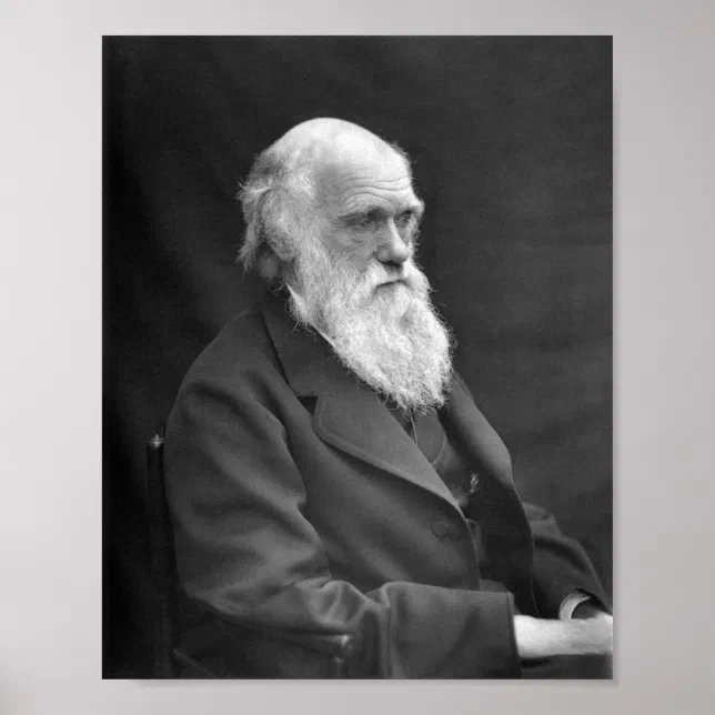Charles Darwin Portrait - 1874 Poster | Zazzle