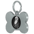 Charles Darwin Portrait Pet Name Tag | Zazzle