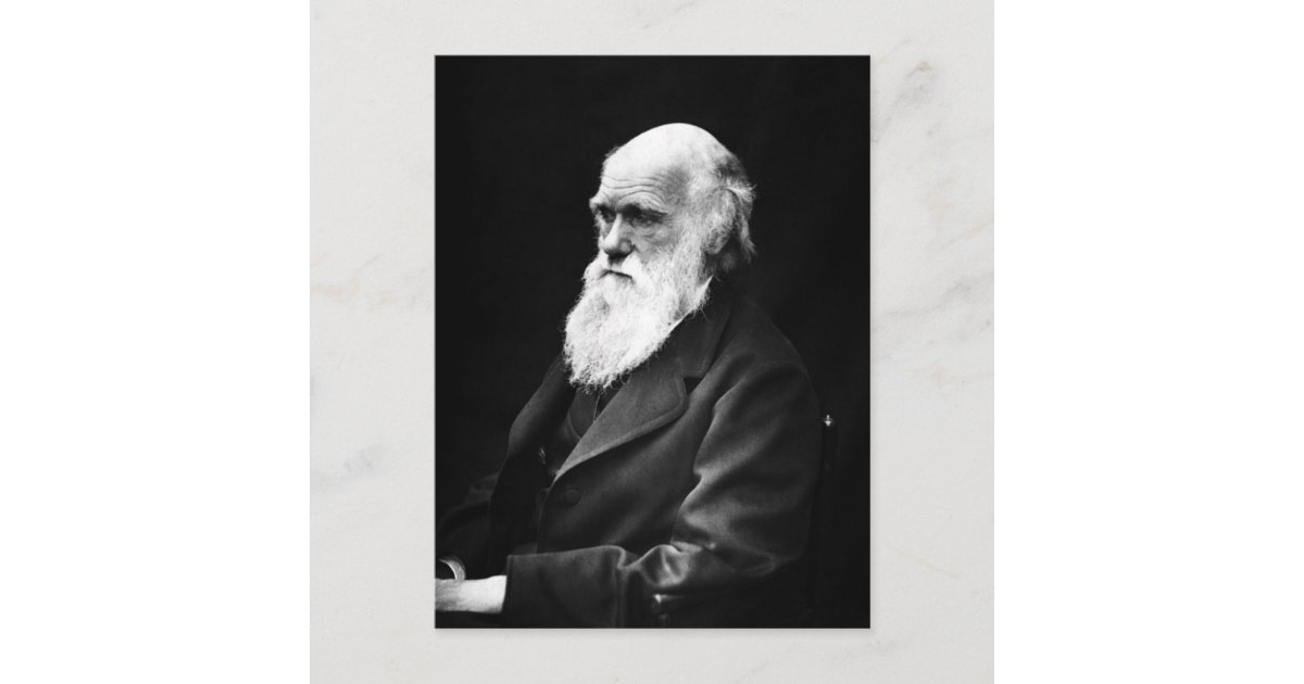 Charles Darwin postcard | Zazzle