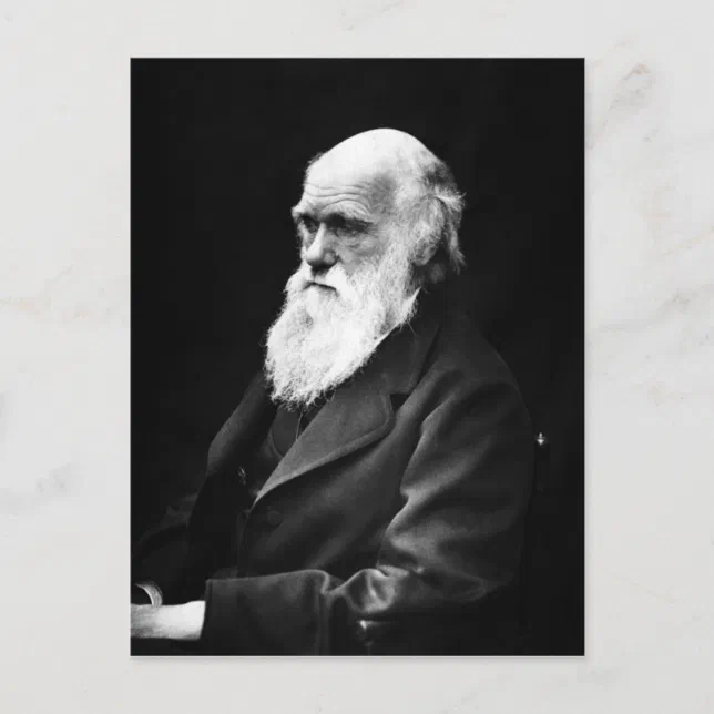 Charles Darwin postcard | Zazzle