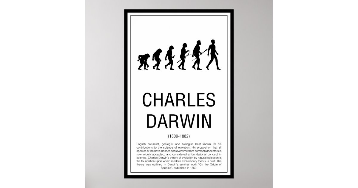 Charles Darwin Poster | Zazzle