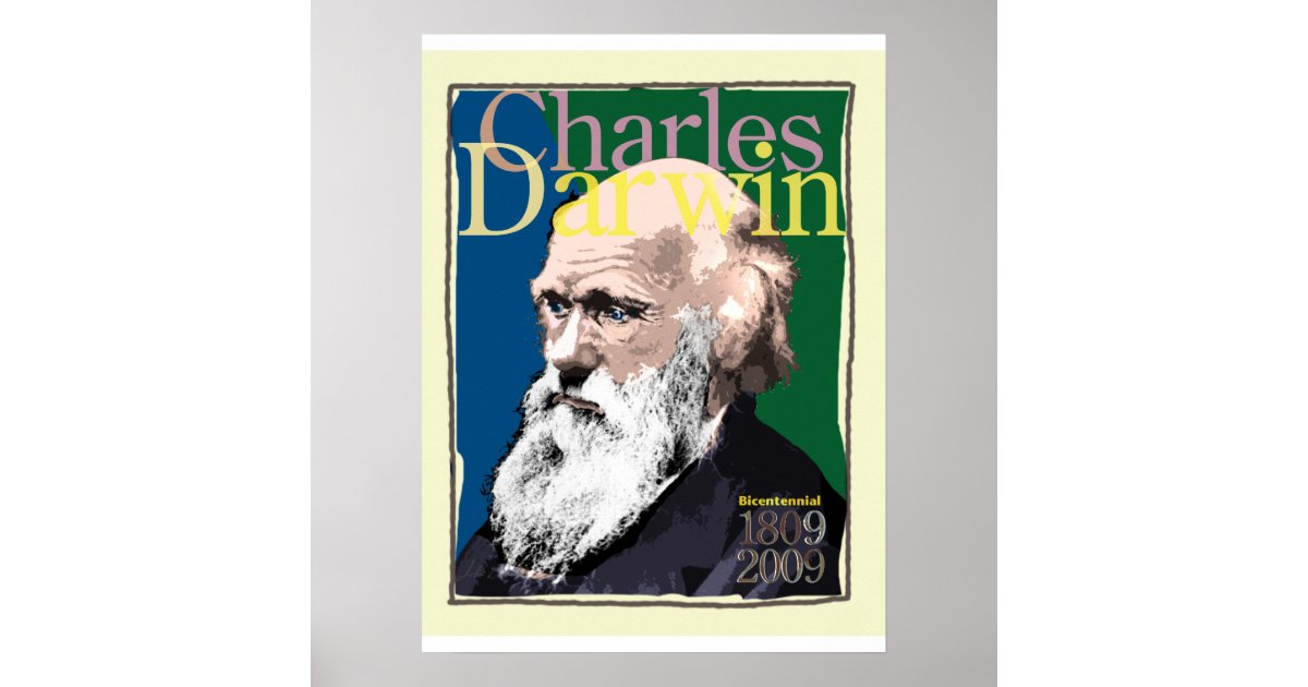 Charles Darwin poster | Zazzle