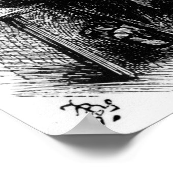 Charles Dickens at the Blacking Factory an Poster | Zazzle