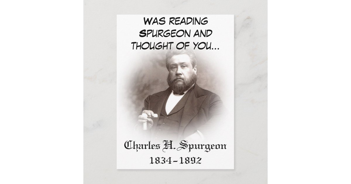 Charles Haddon Spurgeon Postcard | Zazzle