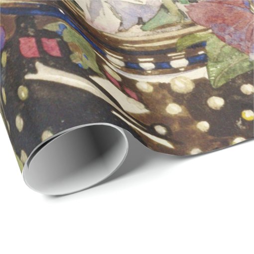 Charles Rennie Mackintosh - Petunias Wrapping Paper | Zazzle