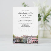 Charleston SC Bachelorette Party Weekend Invite | Zazzle